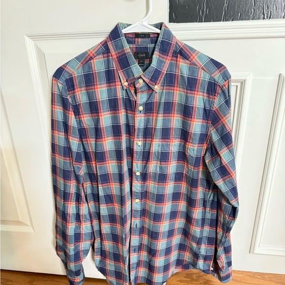 J. Crew | Shirts | J Crew Mens Multicolor Plaid Buttondown Shirt | Poshmark